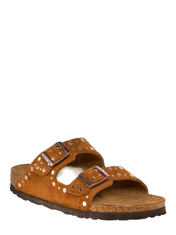 BIRKENSTOCK Arizona Rivet Sandals - Mink