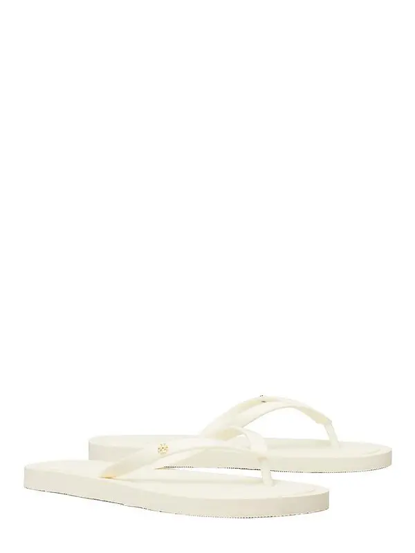 Tory Burch Kira Padded Flip Flop Sandals - New Ivory