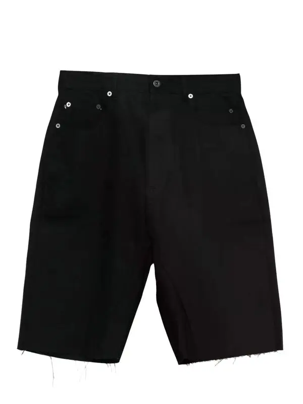Rick Owens Geth Cutoffs Shorts - Black