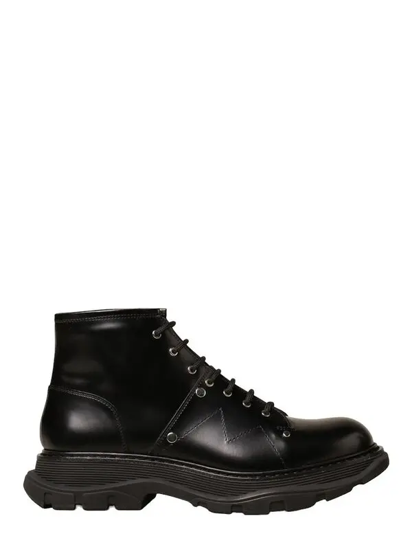 Alexander McQueen Tread Lace-up Boots - Black