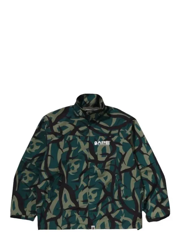 BAPE Trial Camo Rain Jacket - Green