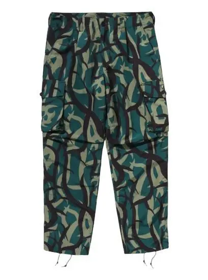 BAPE Trial Camo 6-pocket Pants - Green