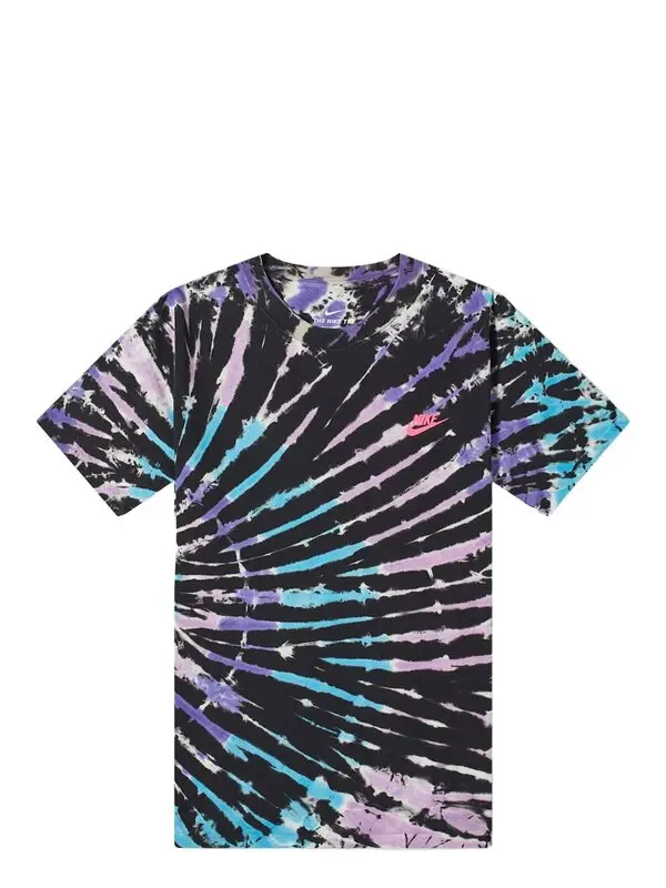 Nike Sportswear Tie Dye T-shirt - Black Baltic Blue Hyper Pink