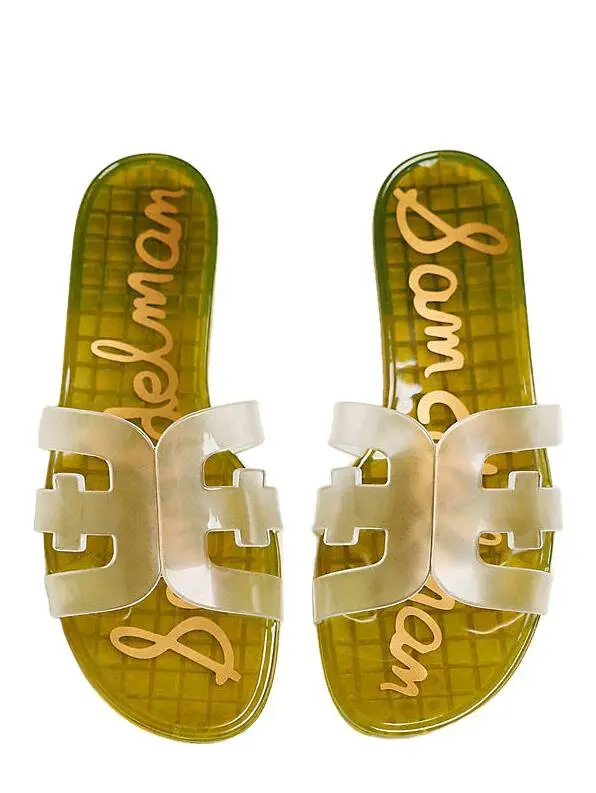 Sam Edelman Bay Jelly Sandals - Clear/green