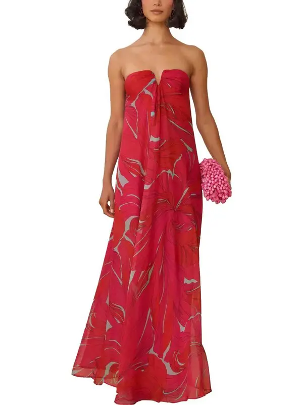 Cult Gaia Janelle Gown - Red