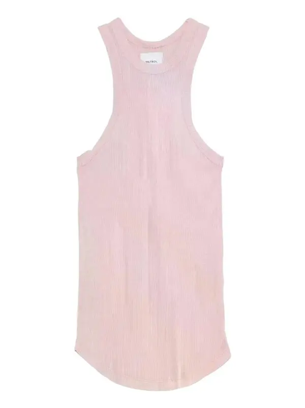 HALFBOY Fine-ribbed Tank Top - Pink