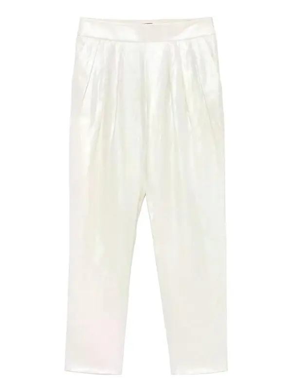 Giorgio Armani Pleat-detail Trousers - Neutrals