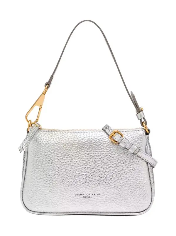 GIANNI CHIARINI Brooke Shoulder Bag - Silver