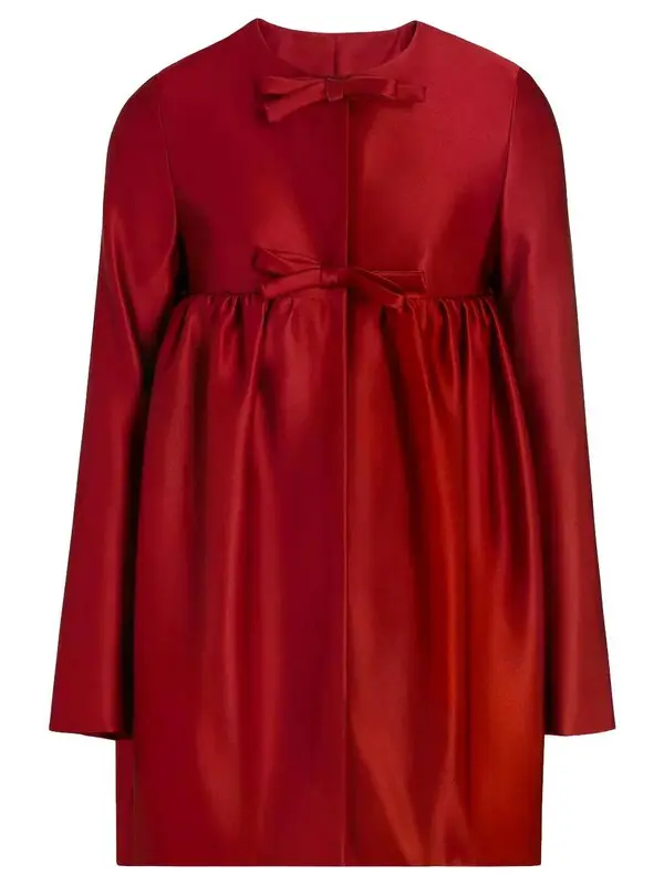 Giambattista Valli Bow-detail Mini Dress - Red