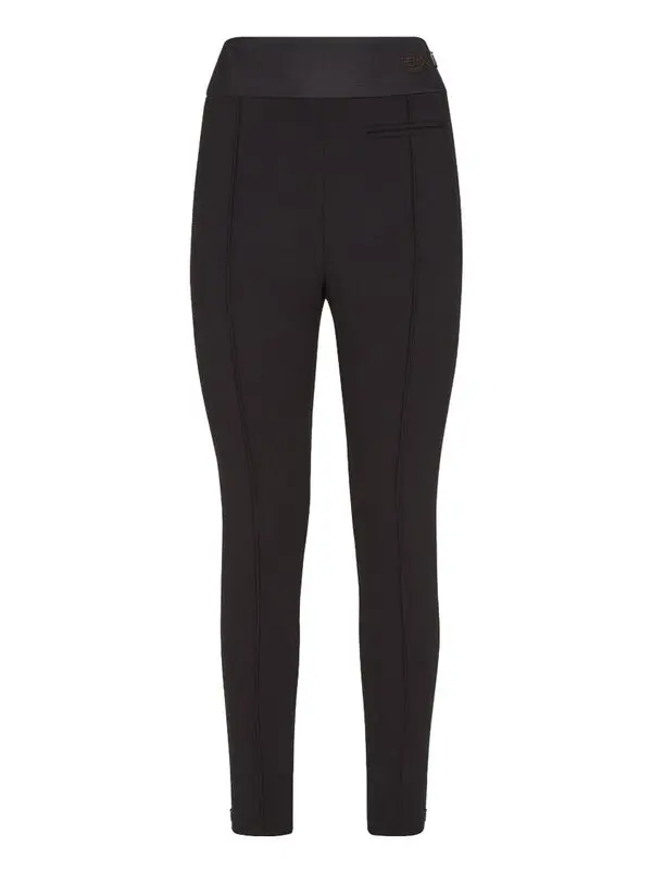Fendi Tailored Wool Pants - Black
