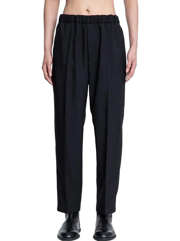 JIL SANDER Trousers D 09 Aw 20 Recycled Polyester Gabardine - Black