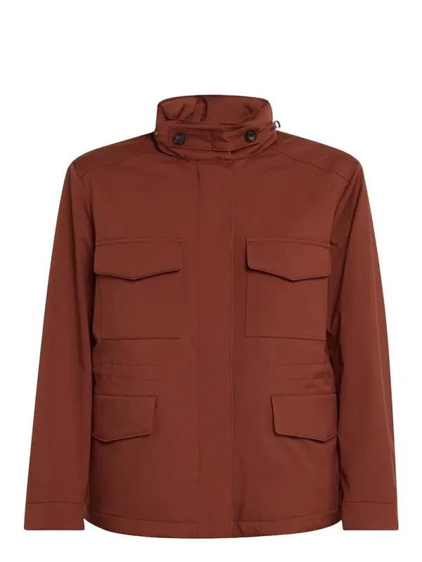 Loro Piana Traveller Mini Field Jacket - P0b2 Sanguine Pencil