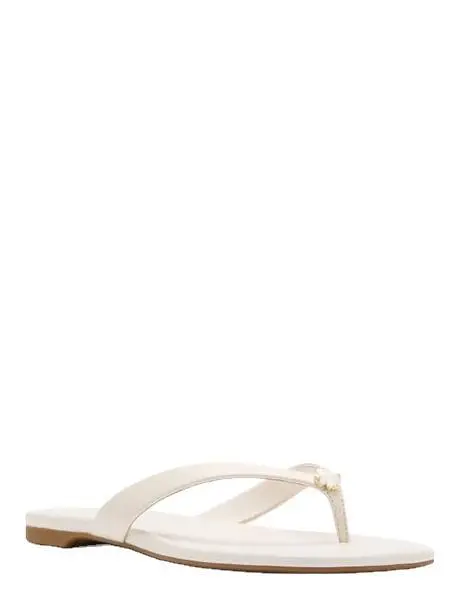 Kate Spade New York Flower Flip Flop - Cream