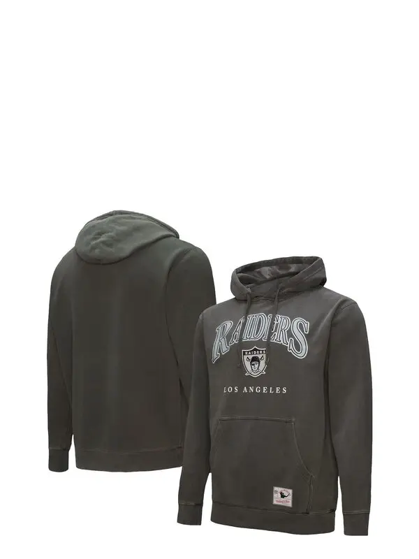 Mitchell & Ness Los Angeles Raiders Slot Pullover Hoodie - Gray