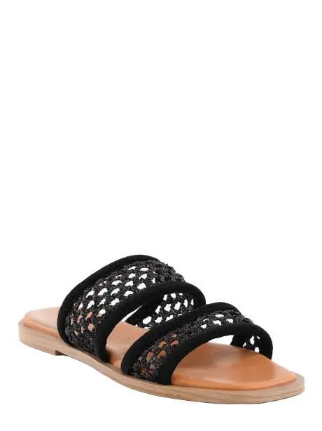 Seychelles Water Lilly Slide Sandal - Black