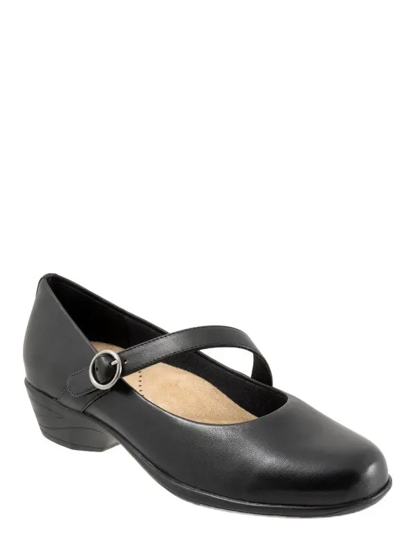 Trotters Rochelle Mary Jane Pump - Black