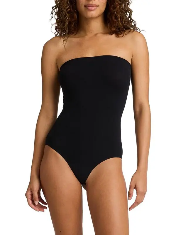 Commando Ballet Strapless Bodysuit - Black