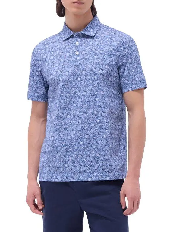 Bugatchi Victor Ooohcotton® Floral Polo - Steel