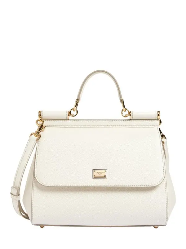 Dolce & Gabbana Sicily Top Handle Bag - 80001 White