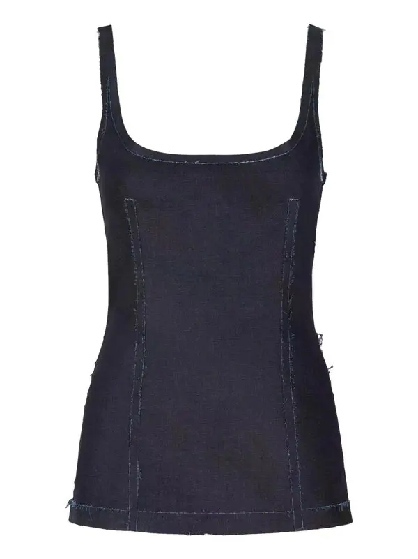 Marni Denim Corset Top - Blue