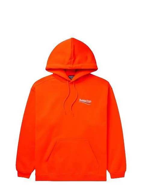 Balenciaga Campaign Logo Hoodie - Orange