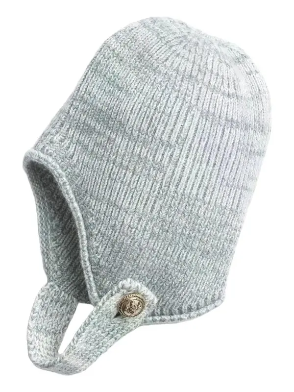BARRIE Knitted Bonnet - Grey
