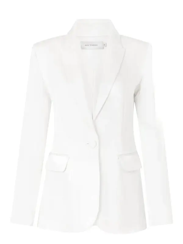 Silvia Tcherassi Rebeca Blazer - White