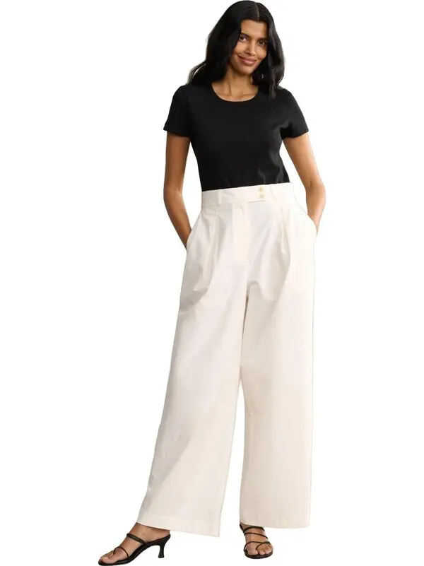 Jenni Kayne Newport Trouser - White