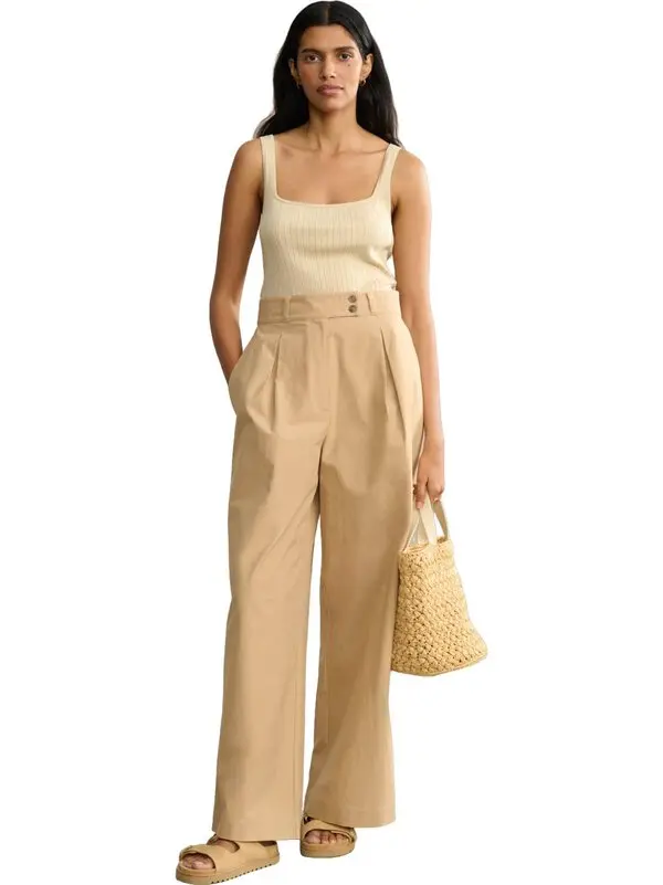 Jenni Kayne Newport Trouser - Khaki