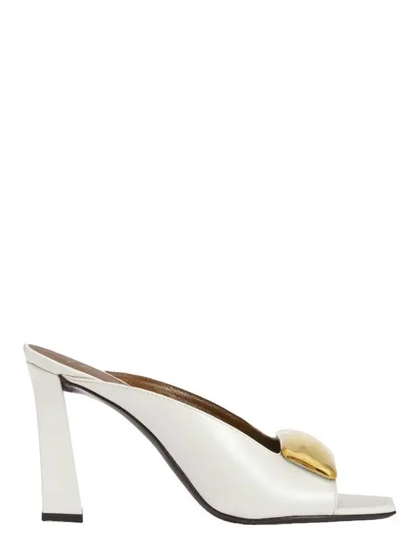 GIUSEPPE ZANOTTI Gz Mya Stone 90 Mules - White