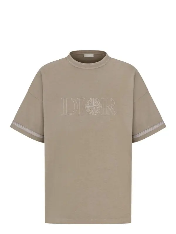 Dior X Stone Island T-shirt - Brown