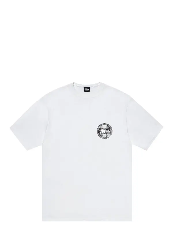StÜssy Dot Stamp Tee - White