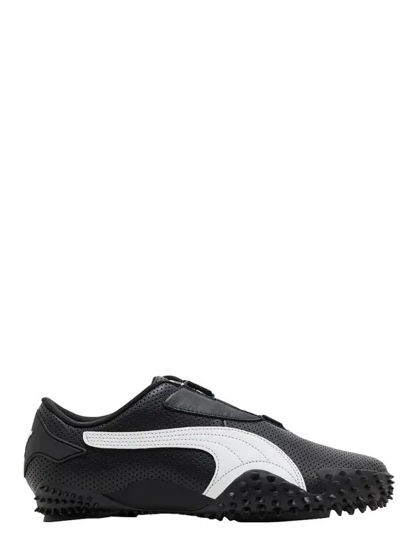 PUMA Mostro Perforated Leather Sneakers - Black