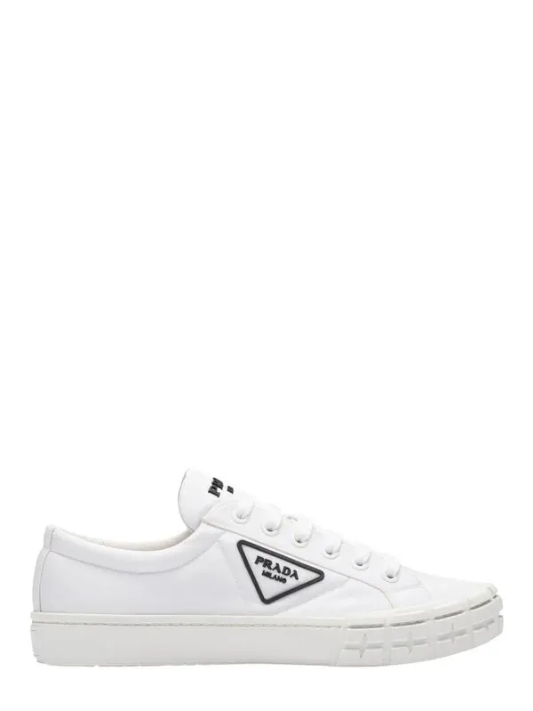 Prada Cassetta Wheel Sneakers - White