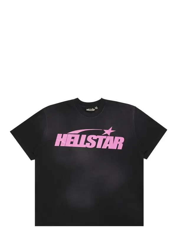 HELLSTAR Classic T-shirt /pink - Black