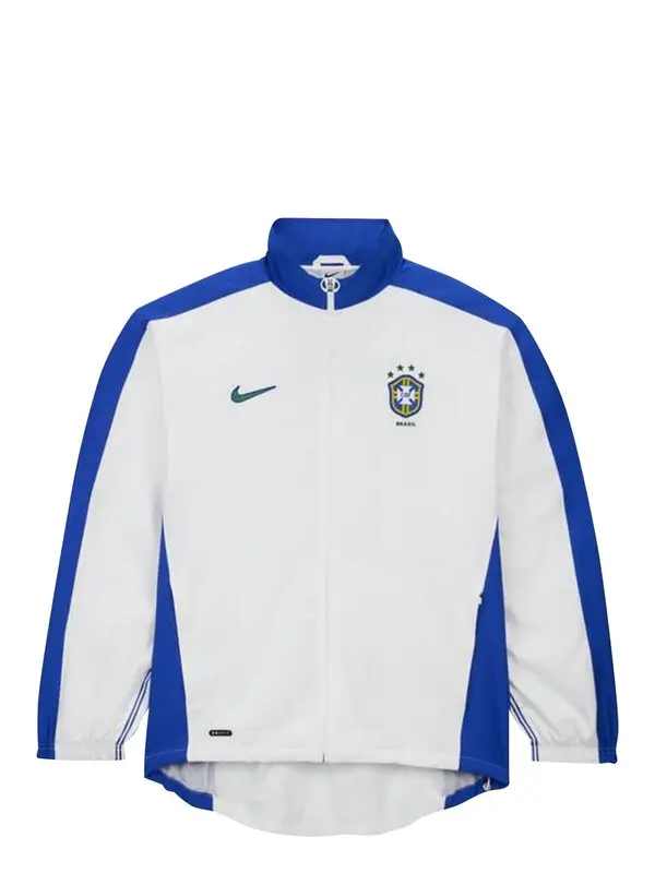 Nike Brazil 1998 Reissue Soccer Replica Track Jacket - White