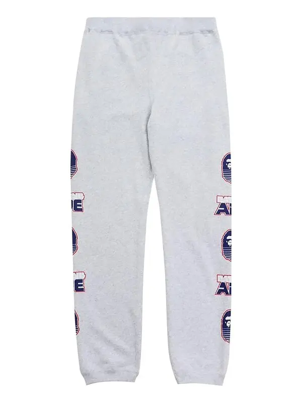 A BATHING APE Graphic #1 Sweatpants - Grey