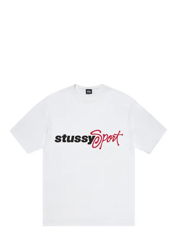 StÜssy Sport Script Tee - White