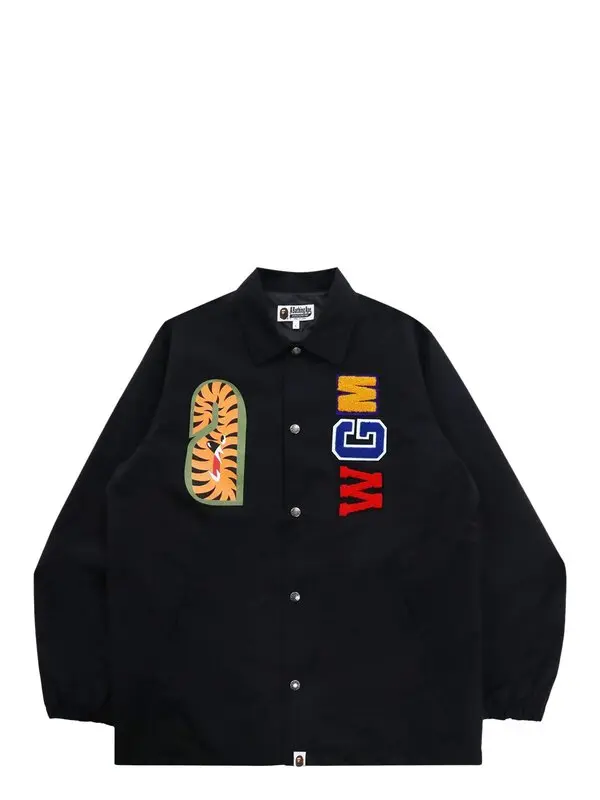 BAPE Shark Coach Jacket - Black