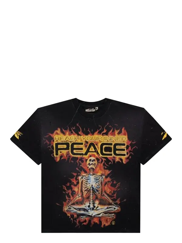 HELLSTAR Inner Peace Fire Tee - Black