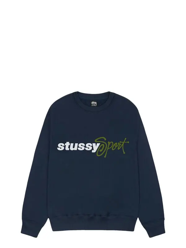 StÜssy Sport Script Crew - Blue
