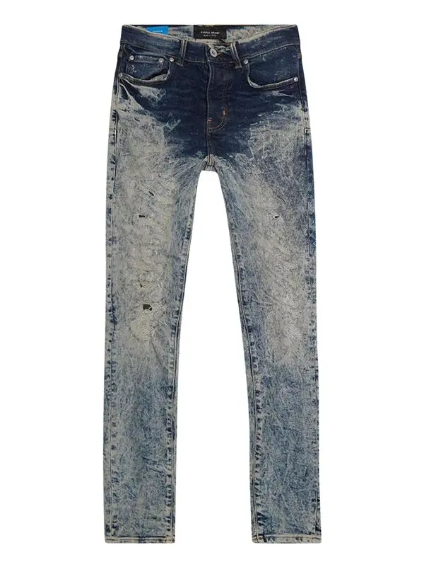 PURPLE BRAND Low Rise Slim Leg Jean - Blue