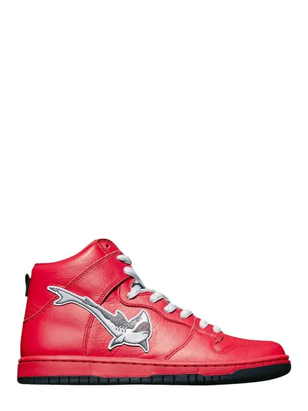 Nike Oski X Dunk High Sb Shark Sneakers - Red