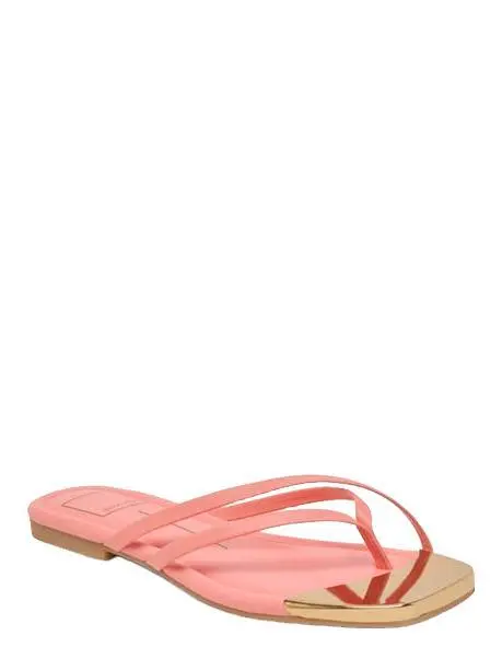 Dolce Vita Laguna Flip Flop - Coral Leather