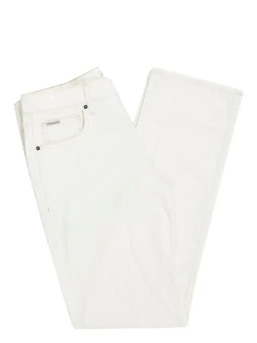 Guess G16 Relaxed Straight Leg Jeans - White
