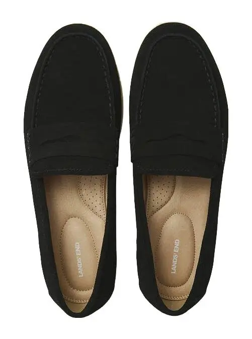 LANDS' END Penny Loafers - Black