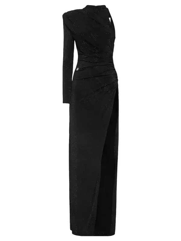 Philipp Plein Crystal-embellished Maxi Dress - Black