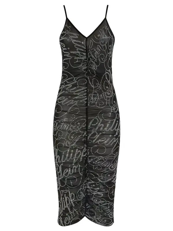 Philipp Plein V-neck Dress - Black