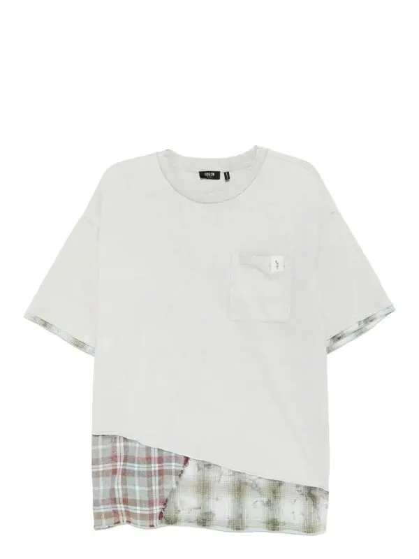 FIVE CM Patchwork T-shirt - Blue