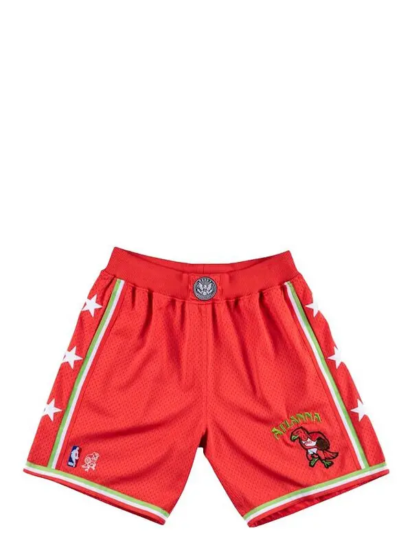 Mitchell & Ness X Future X Atlanta Hawks Swingman Shorts - Red